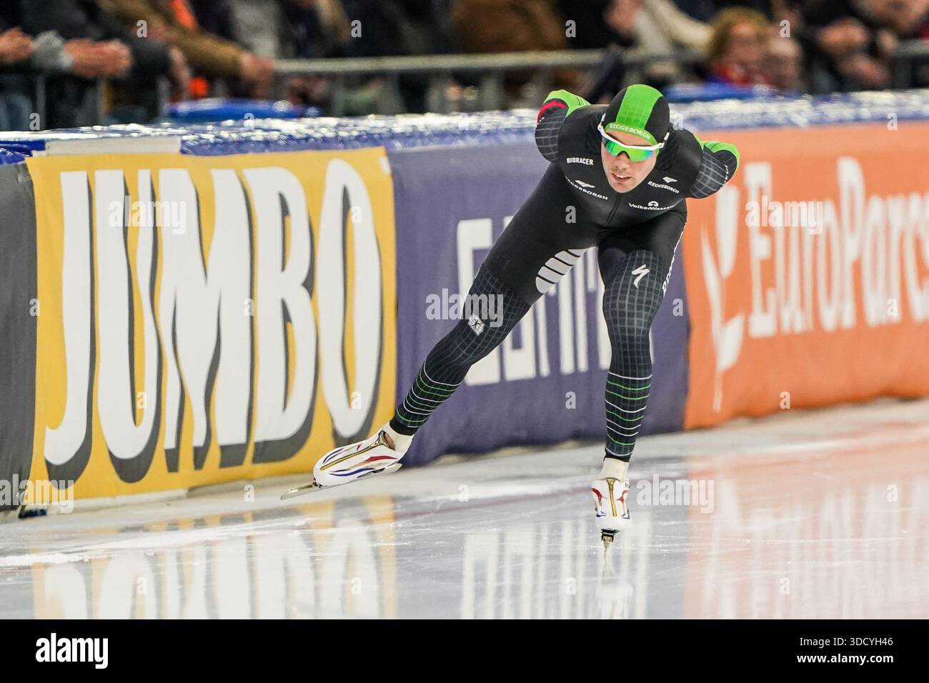 HEERENVEEN, NETHERLANDS - DECEMBER 26: Patrick Roest of Team Reggeborgh ...