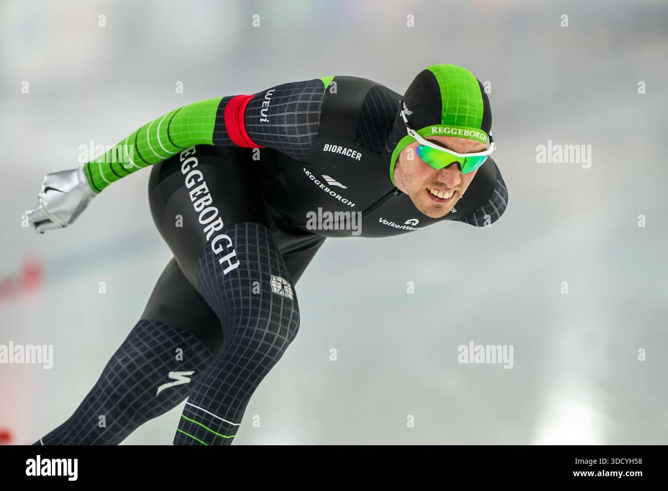 HEERENVEEN, NETHERLANDS - DECEMBER 26: Patrick Roest of Team Reggeborgh ...
