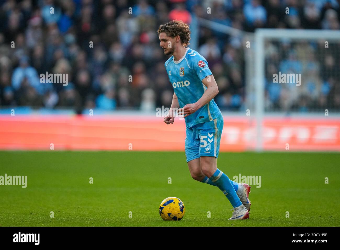 Jack Rudoni, of Coventry City controls the ball during the Sky Bet ...