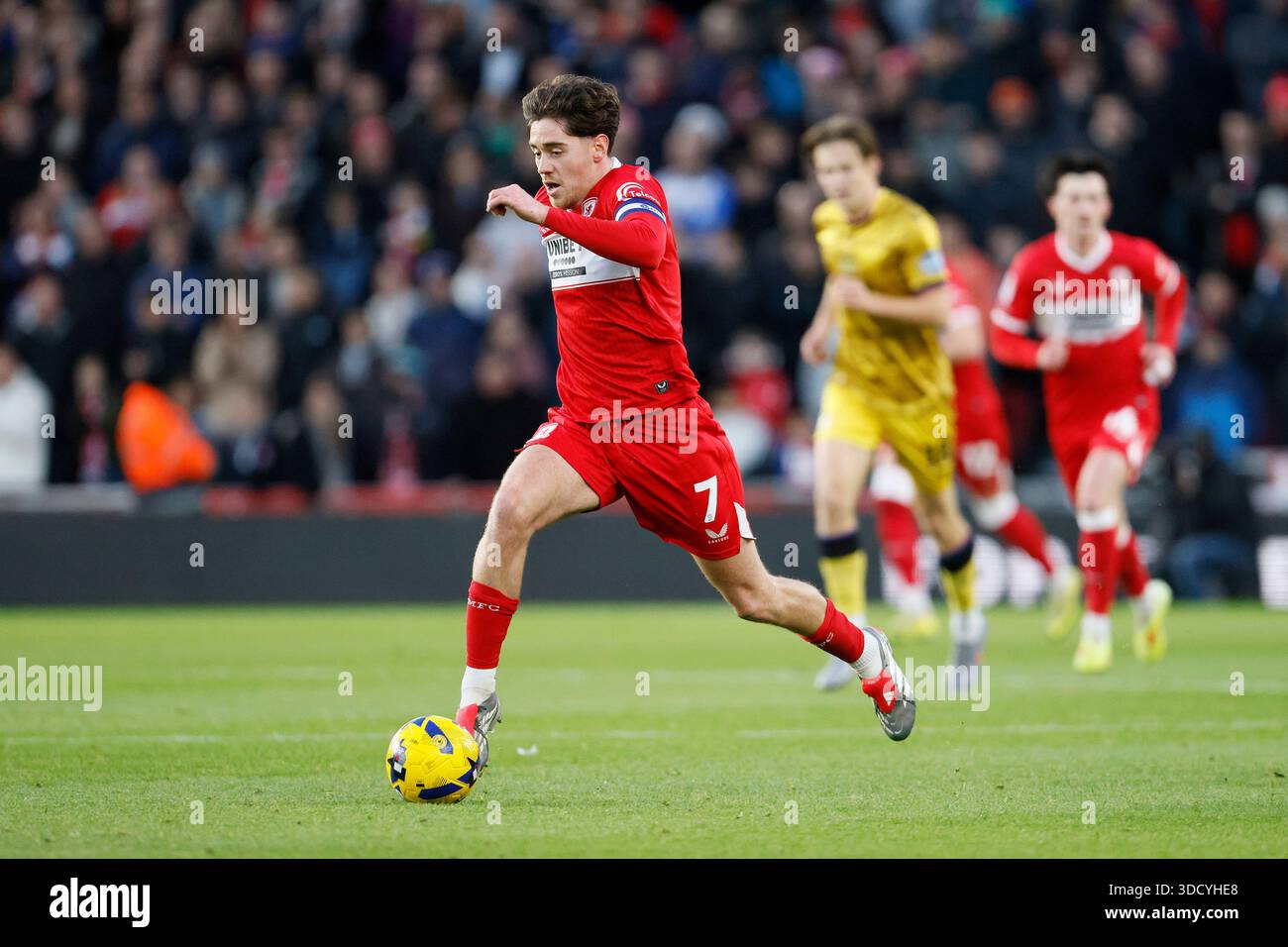 Middlesbrough's Hayden Hackney during the Sky Bet Championship match at ...