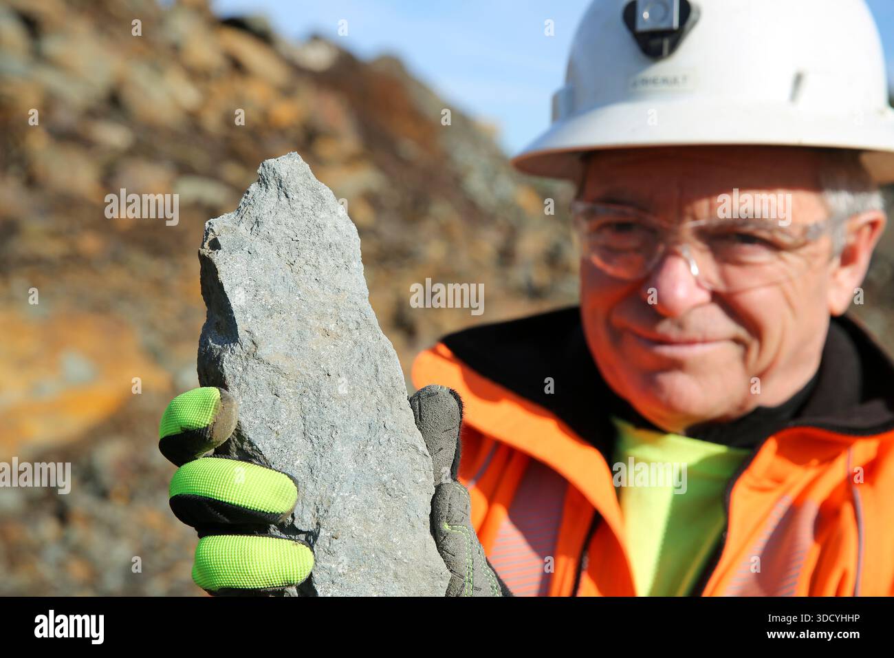 Joel Rheault, vice president of operations for Titan Mining Corp ...