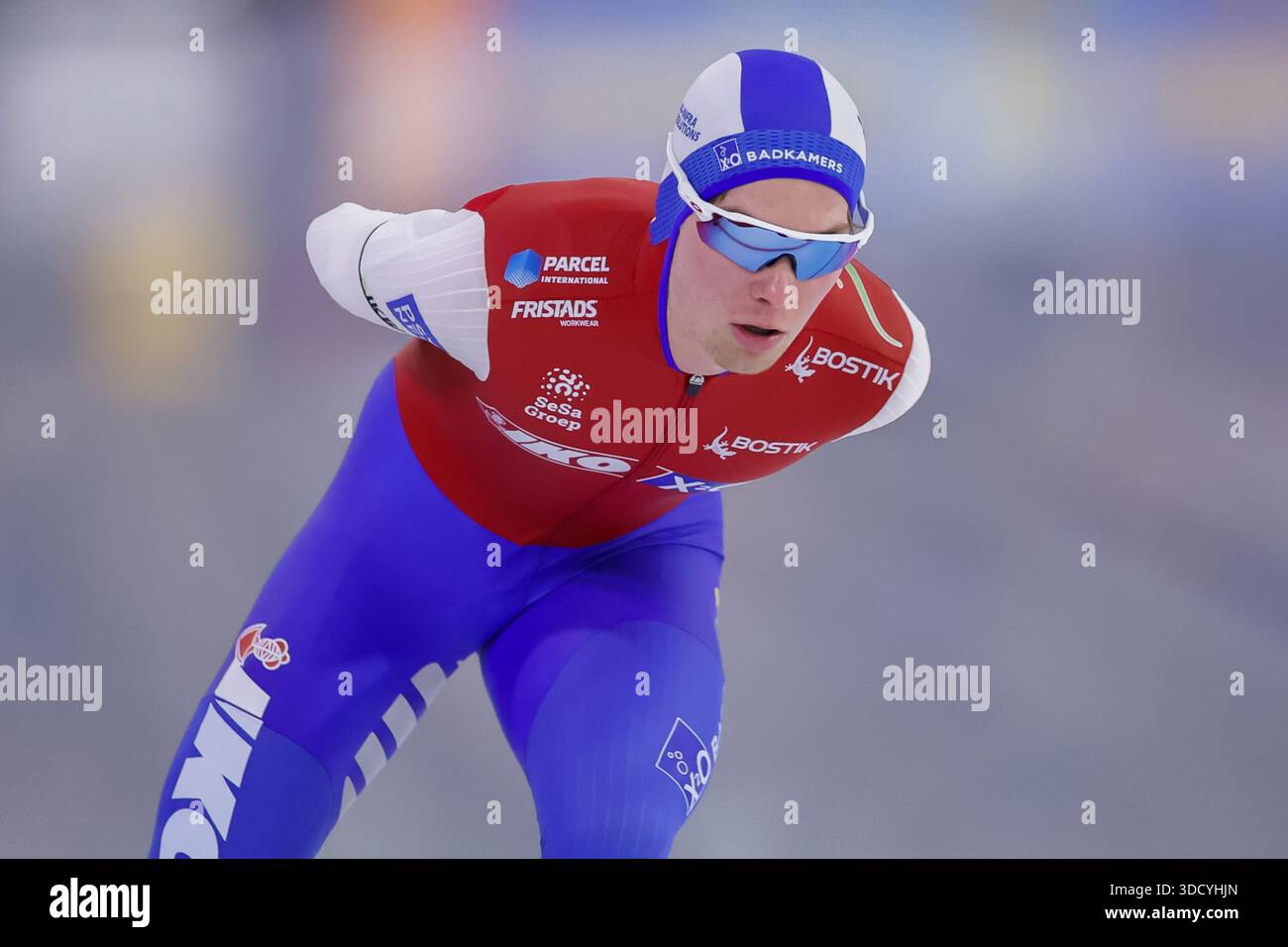 Stijn van de Bunt of the Netherlands competing on the Men’s 5000m on ...
