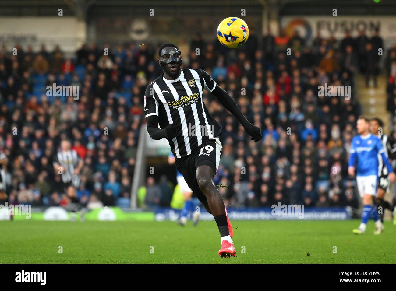 Alassana Jatta of Notts County runs with the ball during the Sky Bet ...