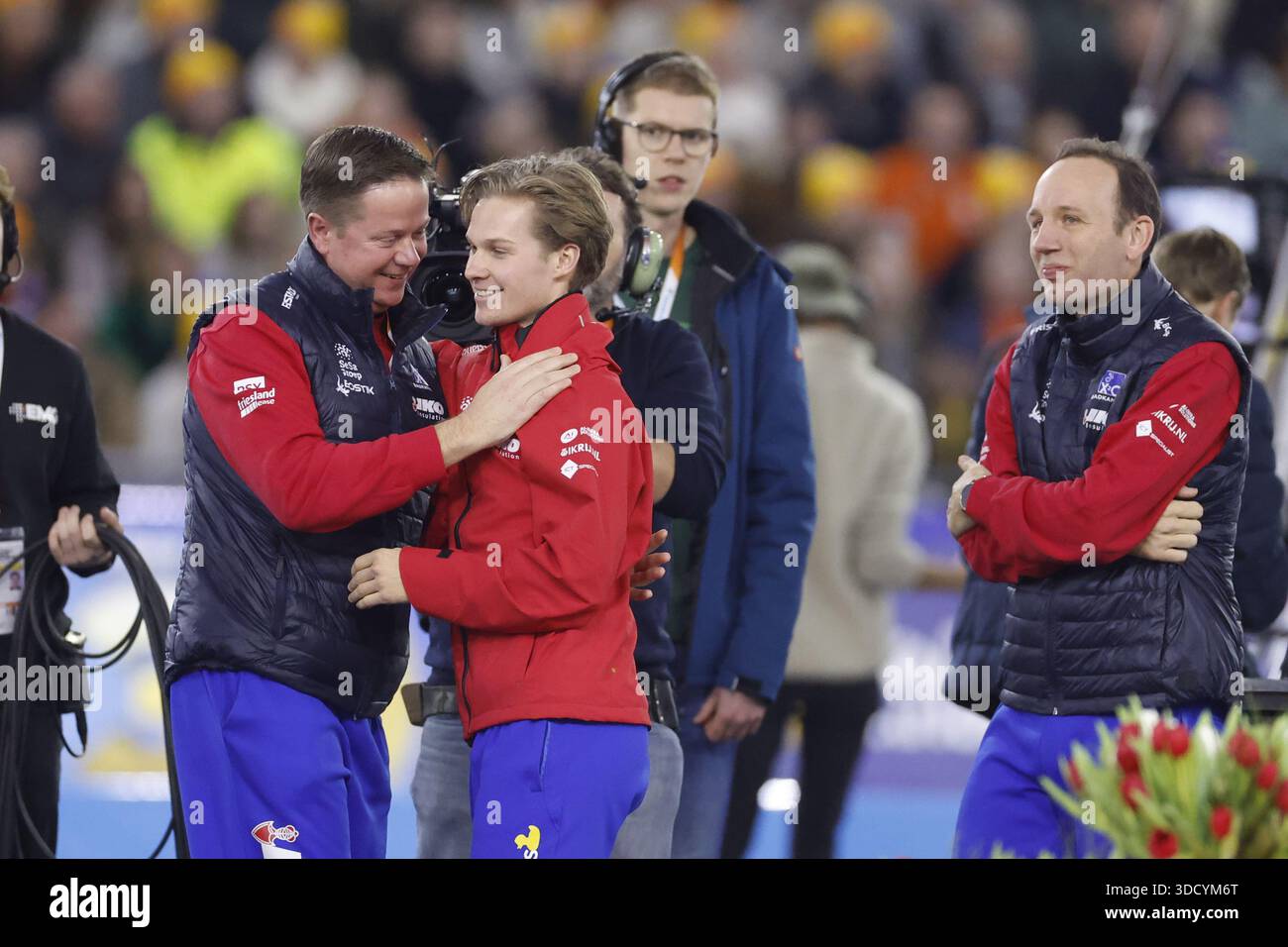 Stijn van de Bunt of the Netherlands competing on the Men’s 5000m on ...