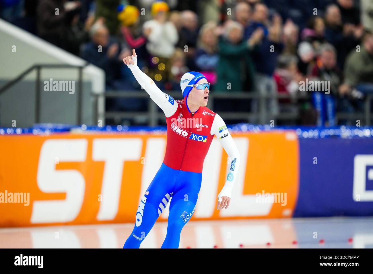 HEERENVEEN, NETHERLANDS - DECEMBER 26: Stijn van de Bunt of Team IKO ...