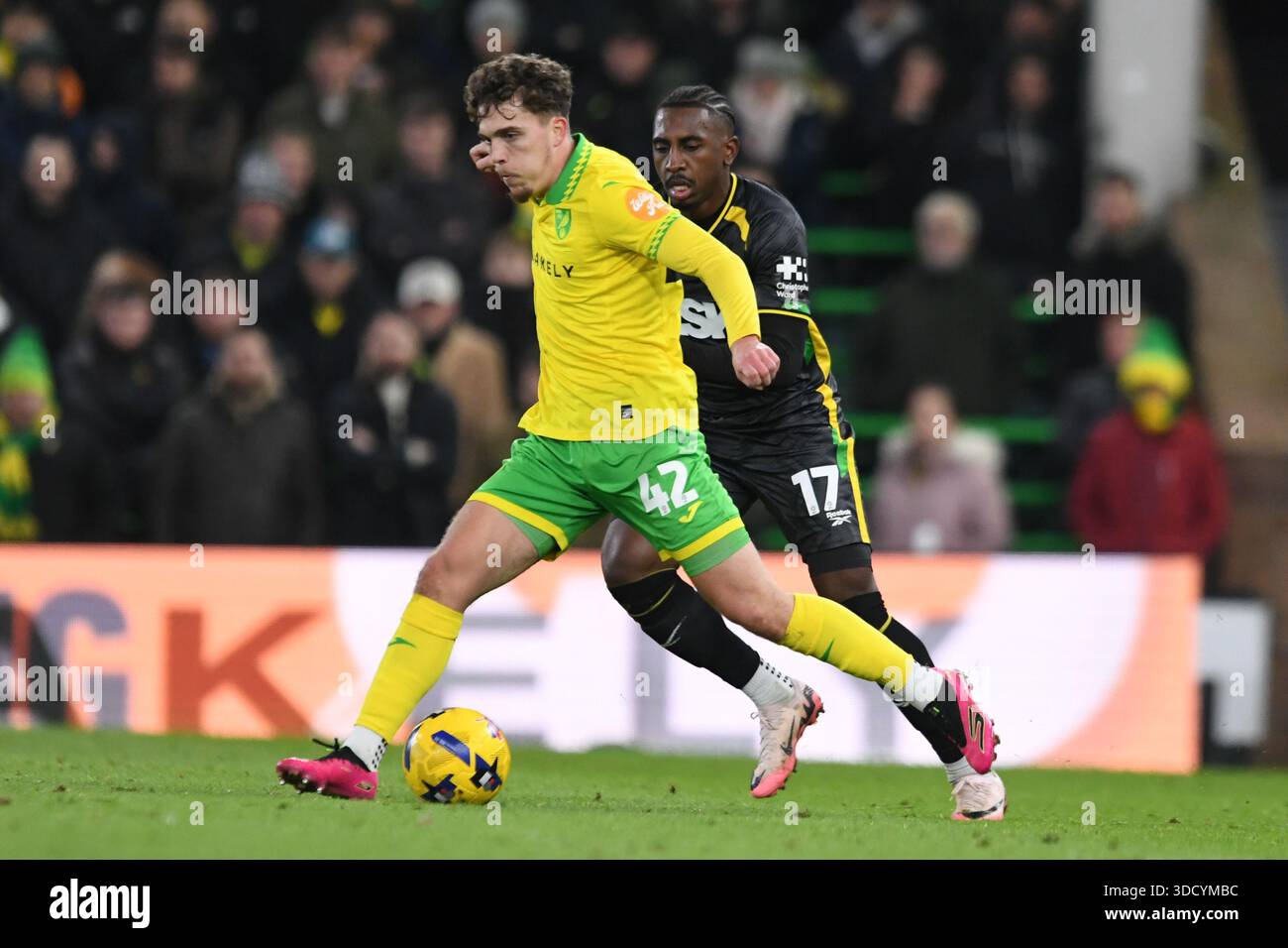 Norwich, England. 26th Dec 2025. Tony Springett and Amari'i Bell during ...