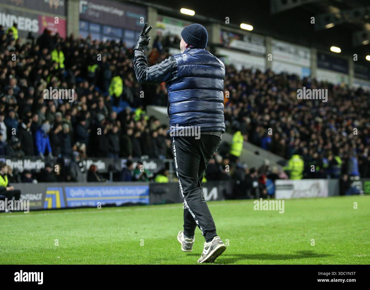 Chesterfield fan invades the pitch to celebrate Chesterfield taking the ...