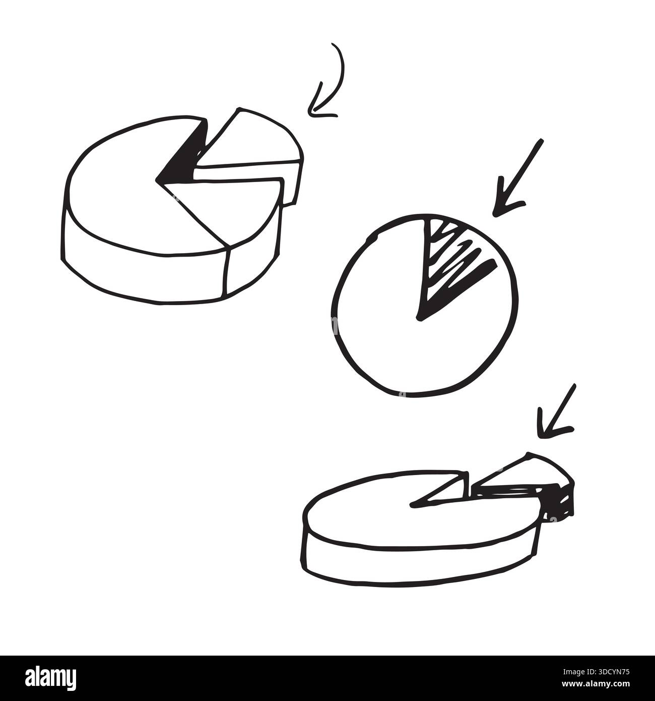 Hand drawing chart on Stock Vector Images - Alamy
