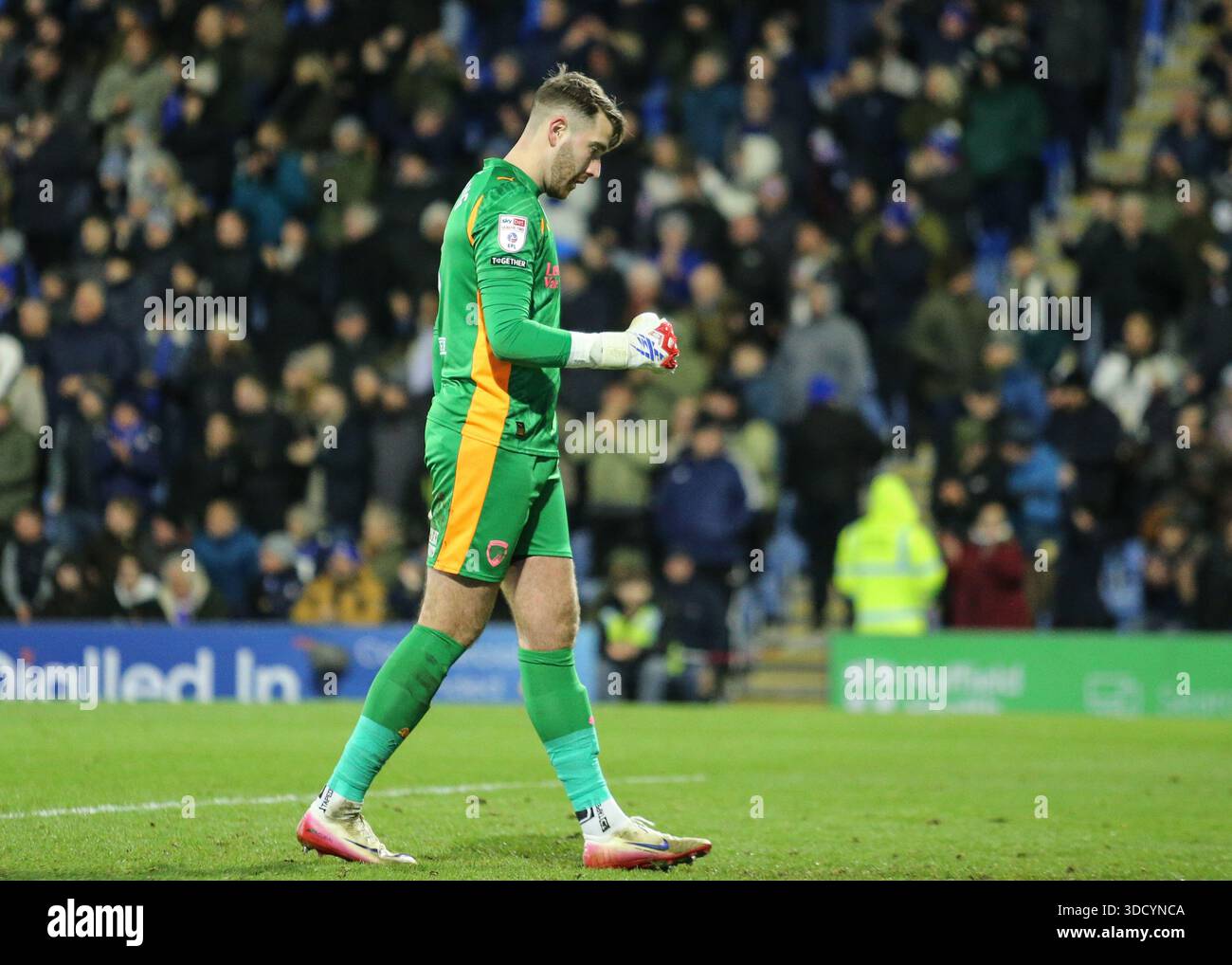 Chesterfield goalkeeper Zach Hemming celebrates during the Sky Bet ...
