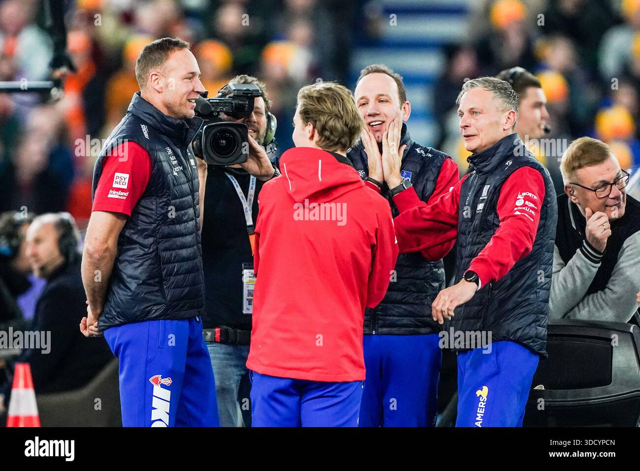 HEERENVEEN, NETHERLANDS - DECEMBER 26: Erwin ten Hove, Stijn van de ...
