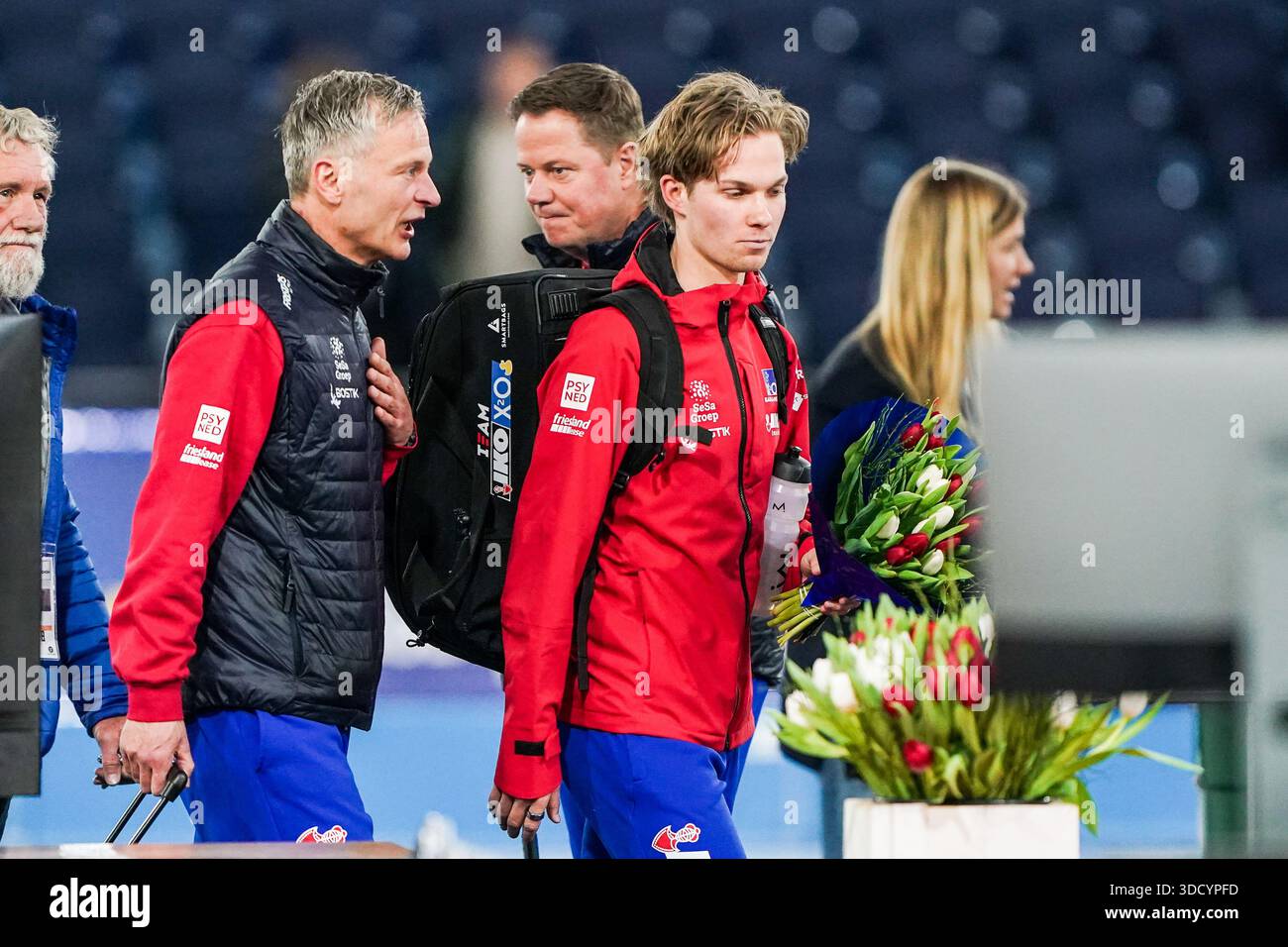 HEERENVEEN, NETHERLANDS - DECEMBER 26: Erik Bouwman, Stijn van de Bunt ...