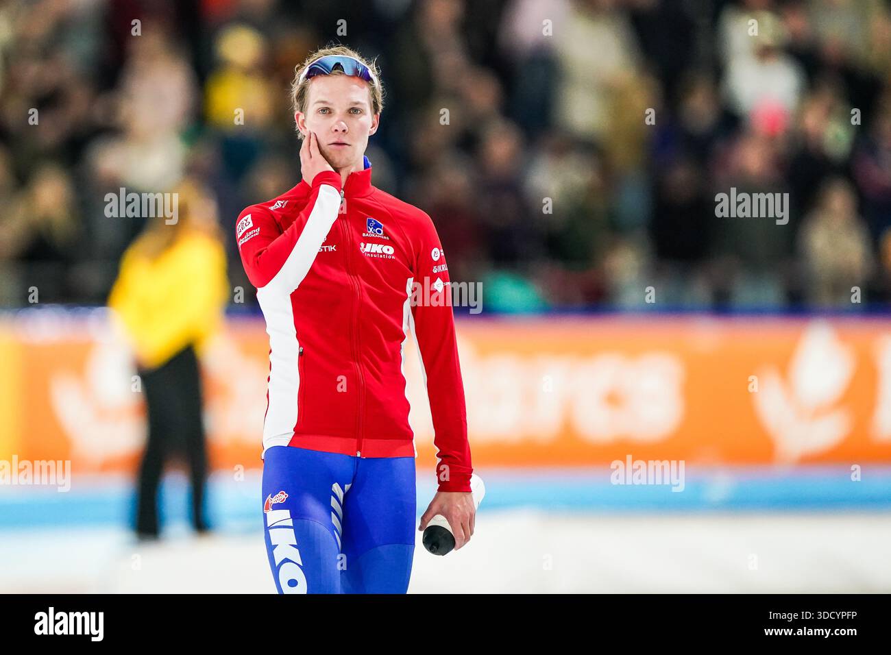 HEERENVEEN, NETHERLANDS - DECEMBER 26: Stijn van de Bunt of Team IKO ...