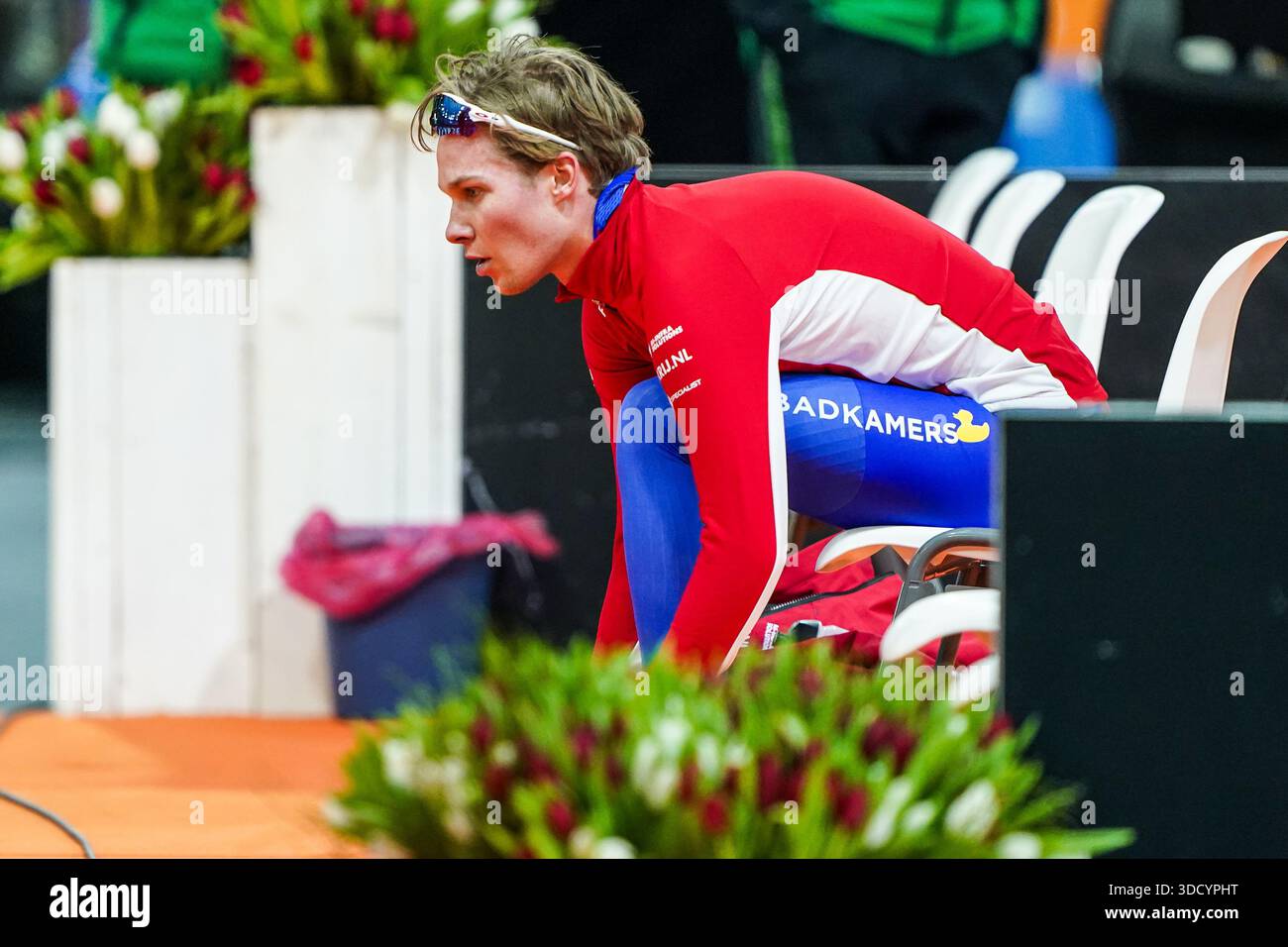 HEERENVEEN, NETHERLANDS - DECEMBER 26: Stijn van de Bunt of Team IKO ...