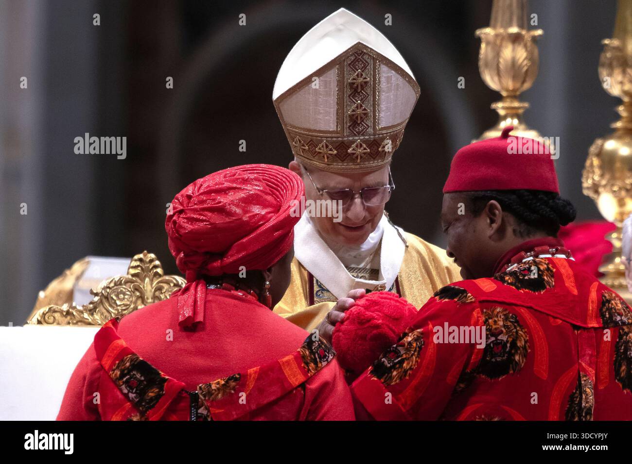 Pope Leo XIV presides over the Christmas Eve Mass in St. Peter's ...
