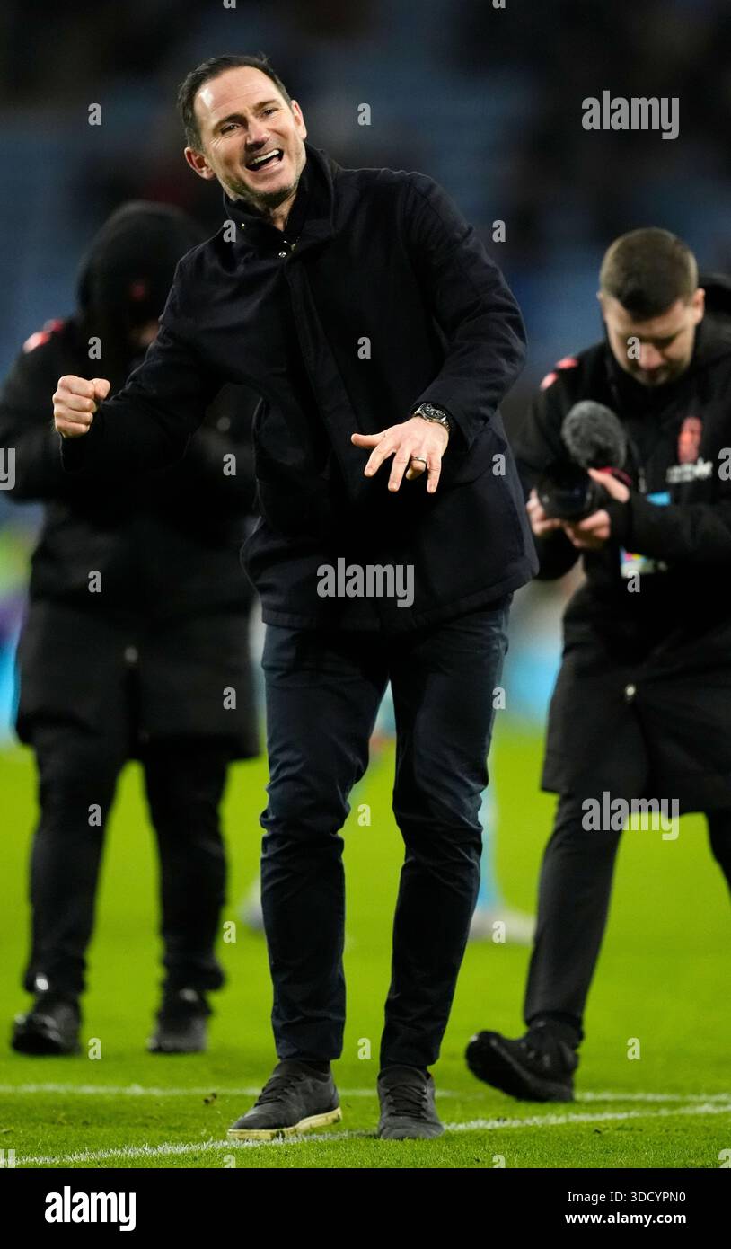 Coventry City head coach Frank Lampard celebrates after the Sky Bet ...