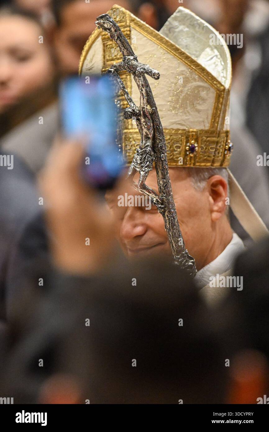**NO LIBRI** Italy, Rome, Vatican, 2025/12/25 .Pope Leo XIV performs ...