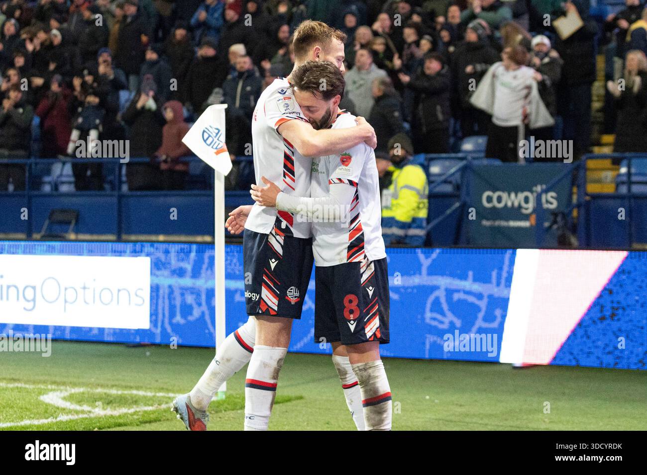 Goal 2-1 Josh Sheehan #8 of Bolton Wanderers F.C celebrates his goal ...