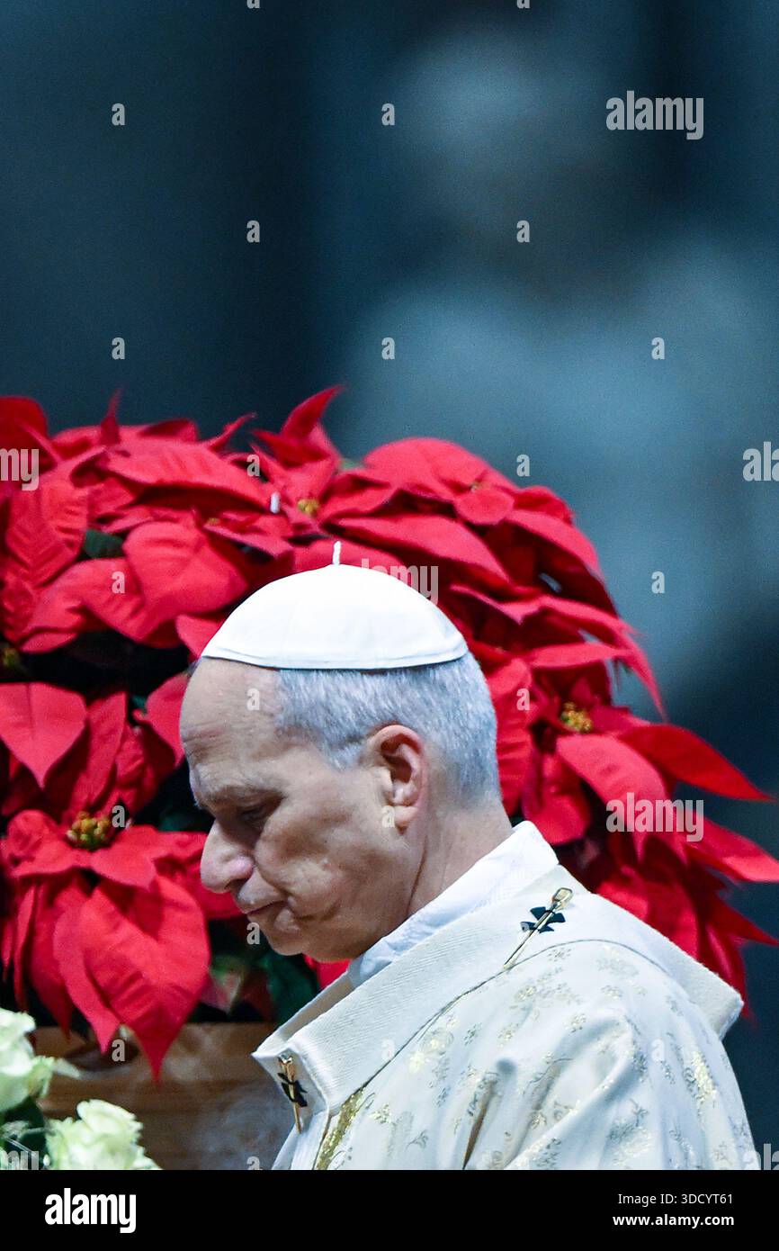 **NO LIBRI** Italy, Rome, Vatican, 2025/12/25 .Pope Leo XIV performs ...