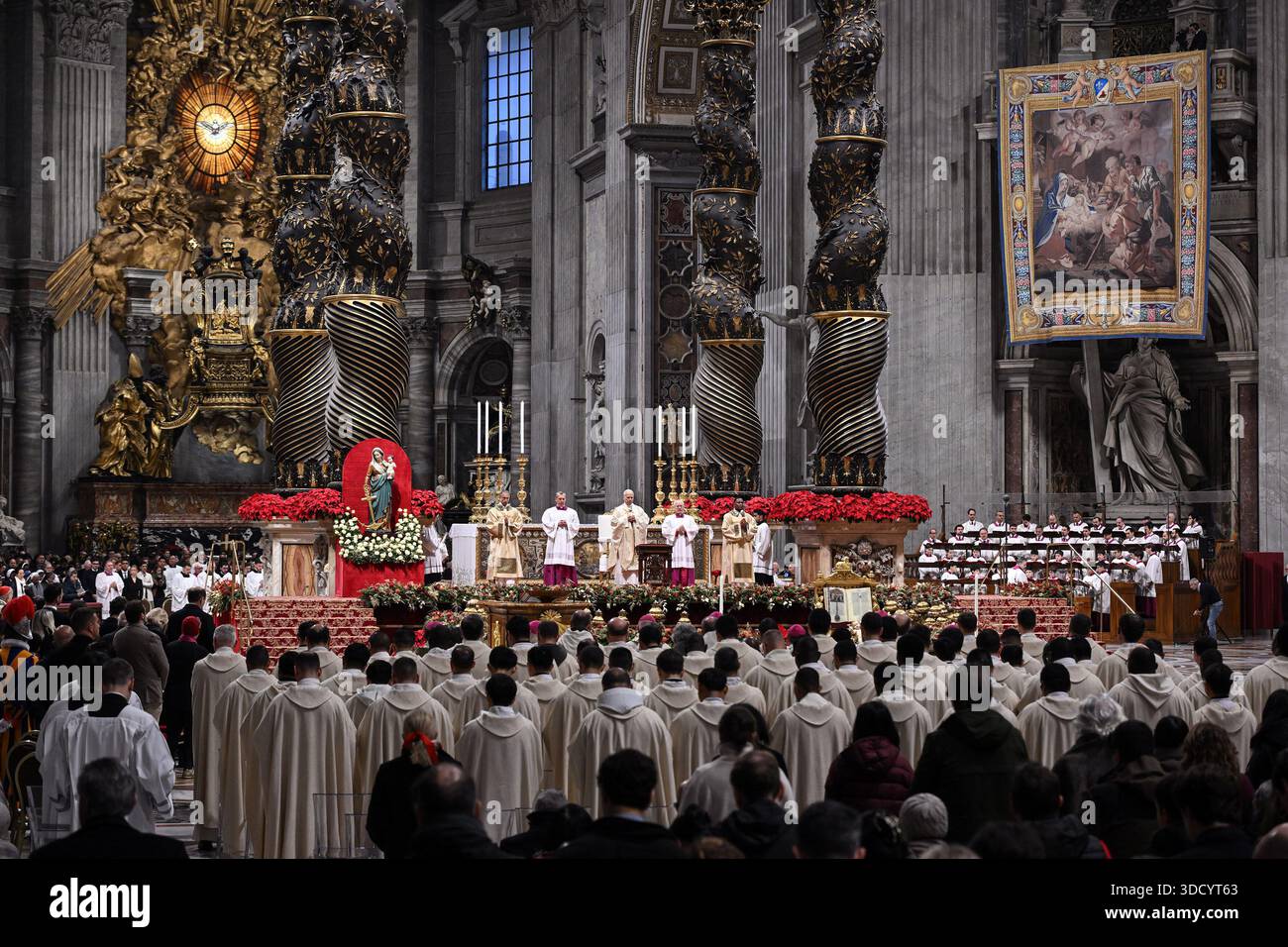 **NO LIBRI** Italy, Rome, Vatican, 2025/12/25 .Pope Leo XIV performs ...