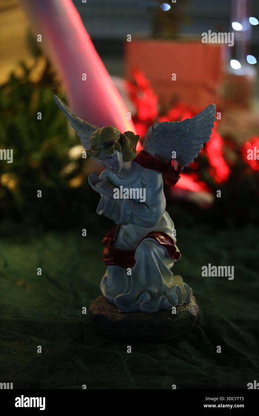 **NO LIBRI** Libano, Amchit , 2025/12/25 Nativity scene in the Obeidat ...