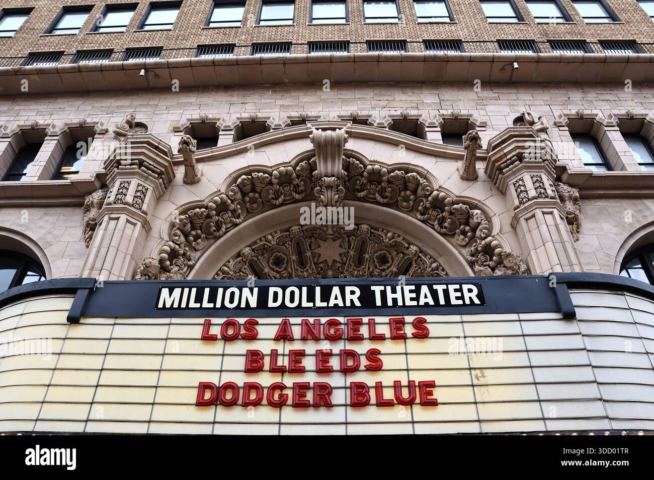 Million Dollar Theater in downtown Los Angeles, one of the first movie ...
