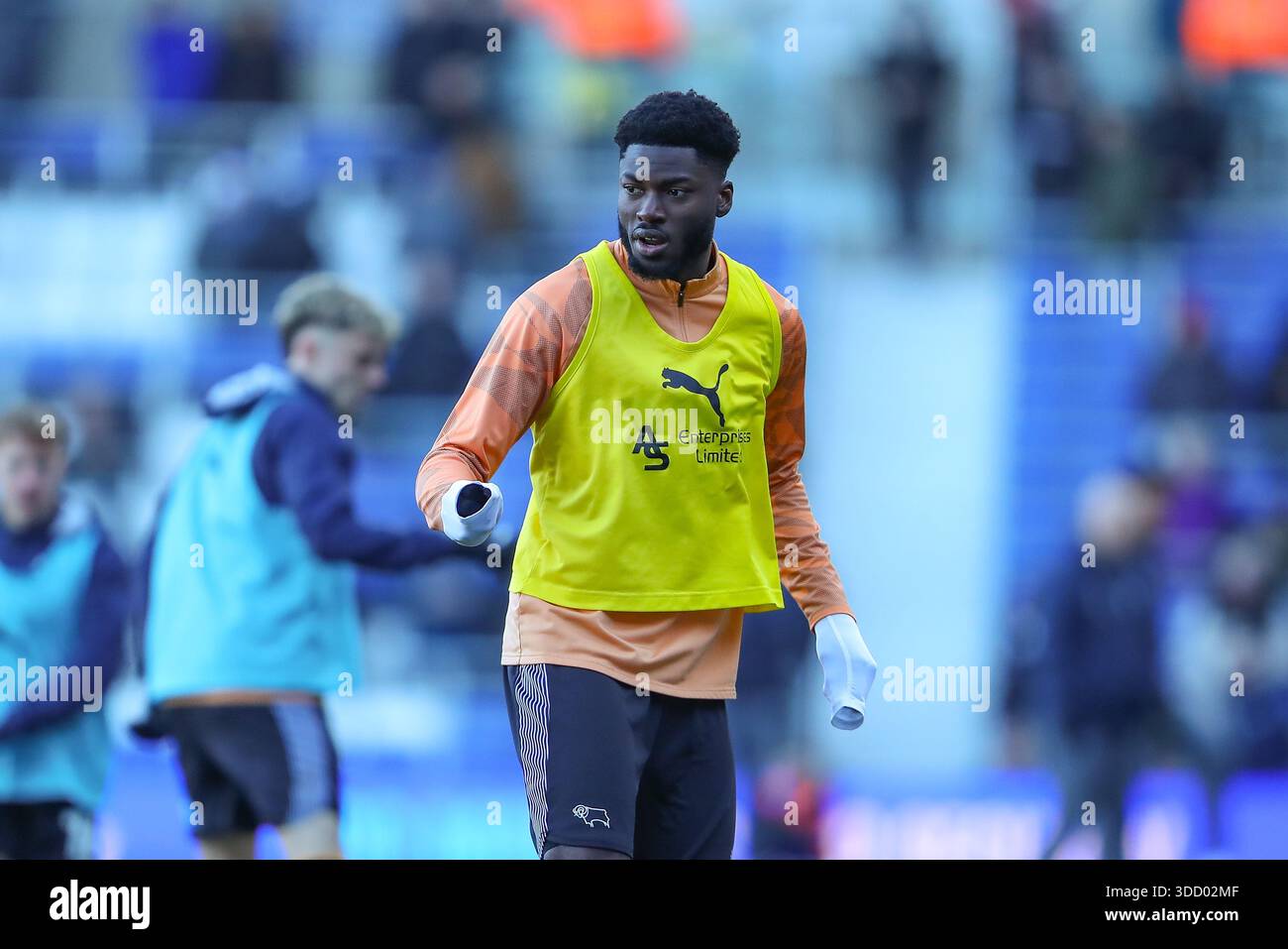 Birmingham, UK, 26th December 2025. Patrick Agyemang of Derby County ...