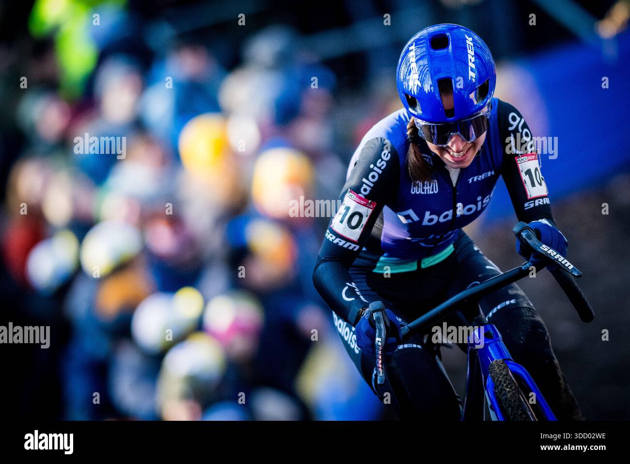 Dutch Shirin van Anrooij pictured in action during the women's elite ...