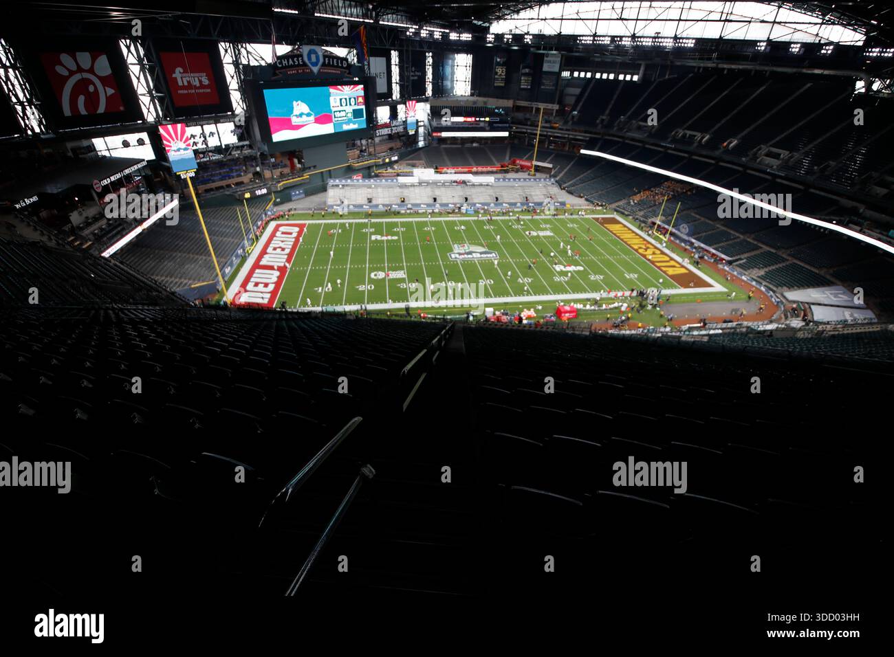 December 26, 2025: Chase field converted for the Rate Bowl between the ...