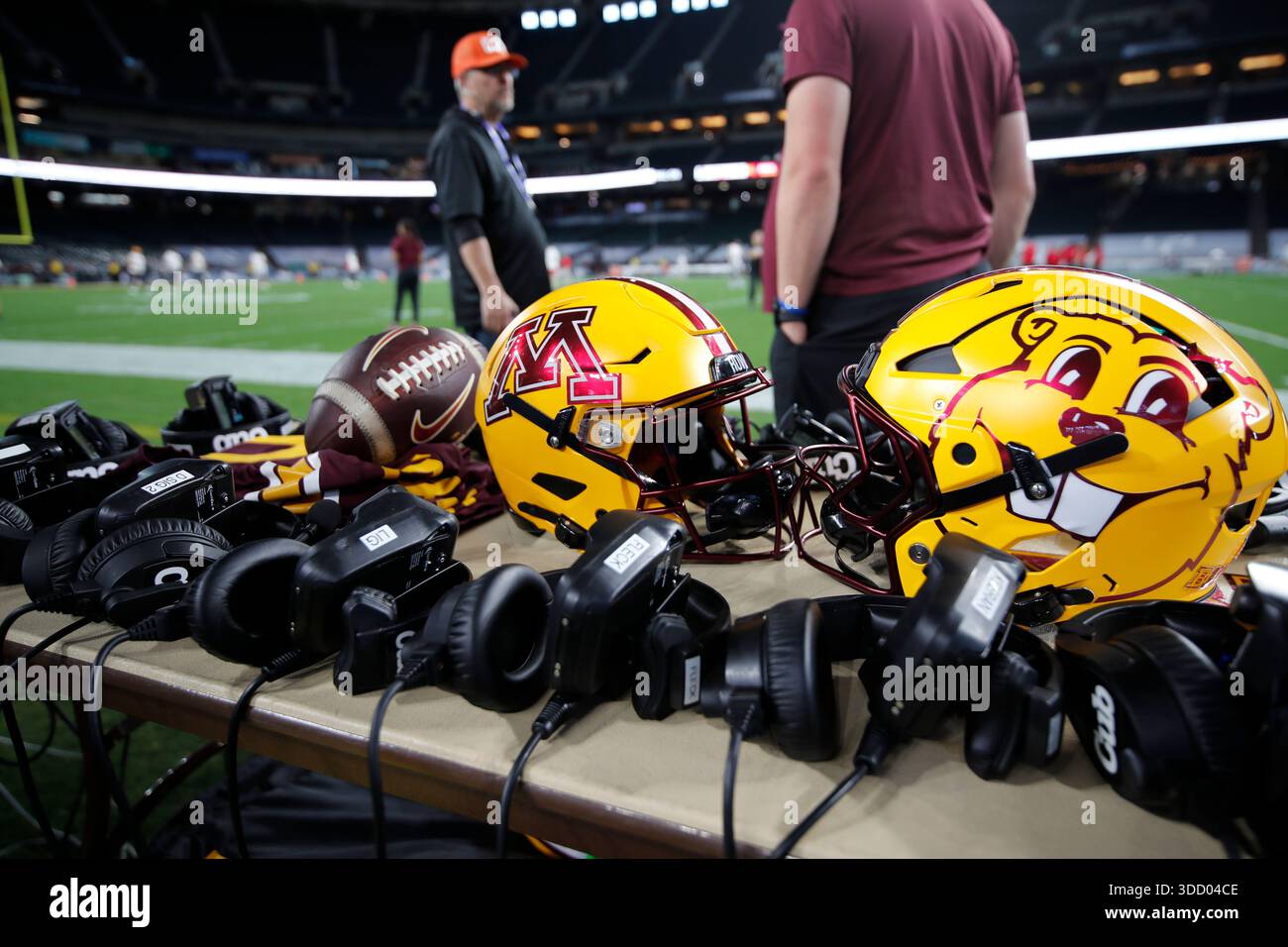 December 26, 2025: Minnesota Golden Gophers communcation table before ...