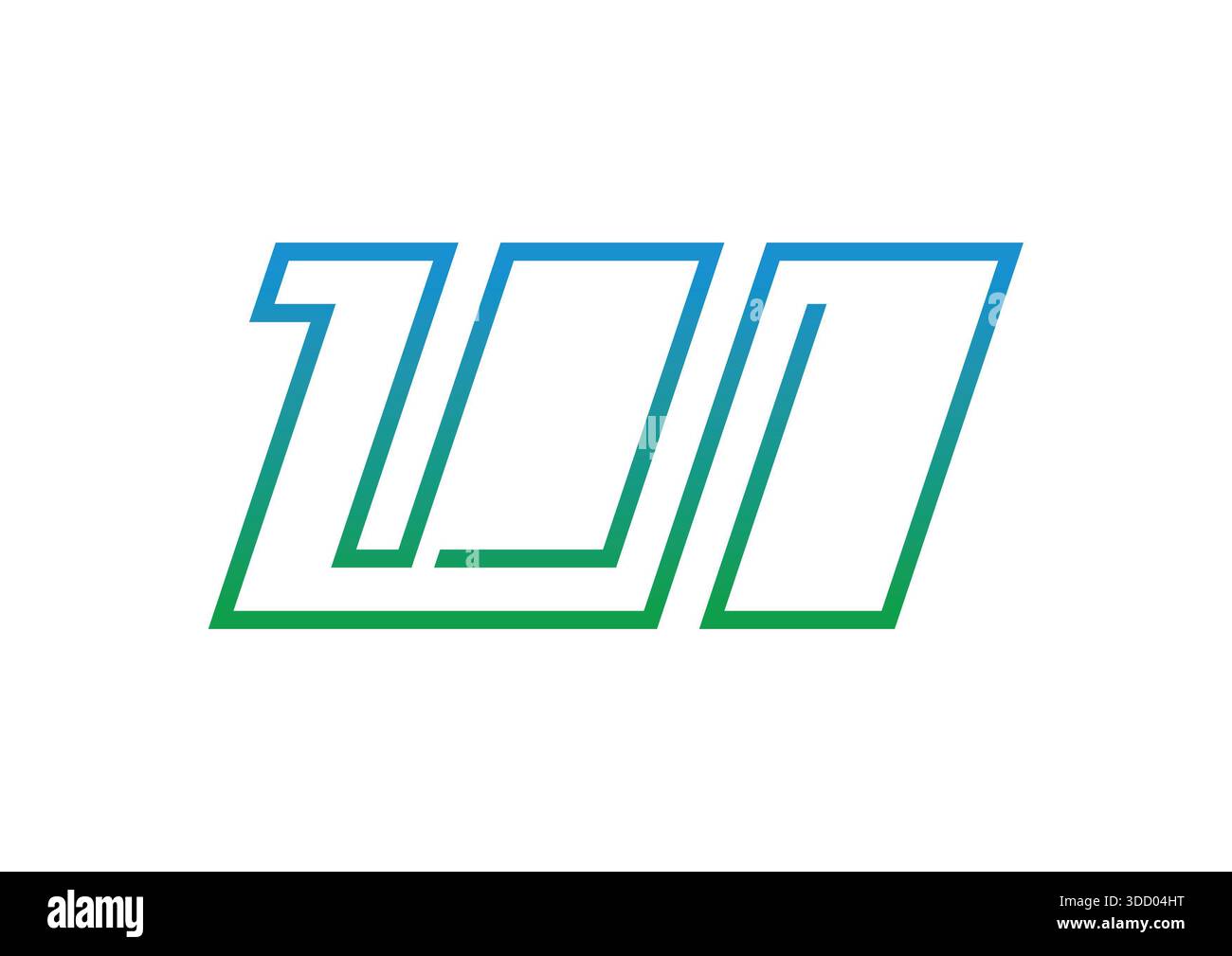 100 hundred percent number circle hi-res stock photography and images ...