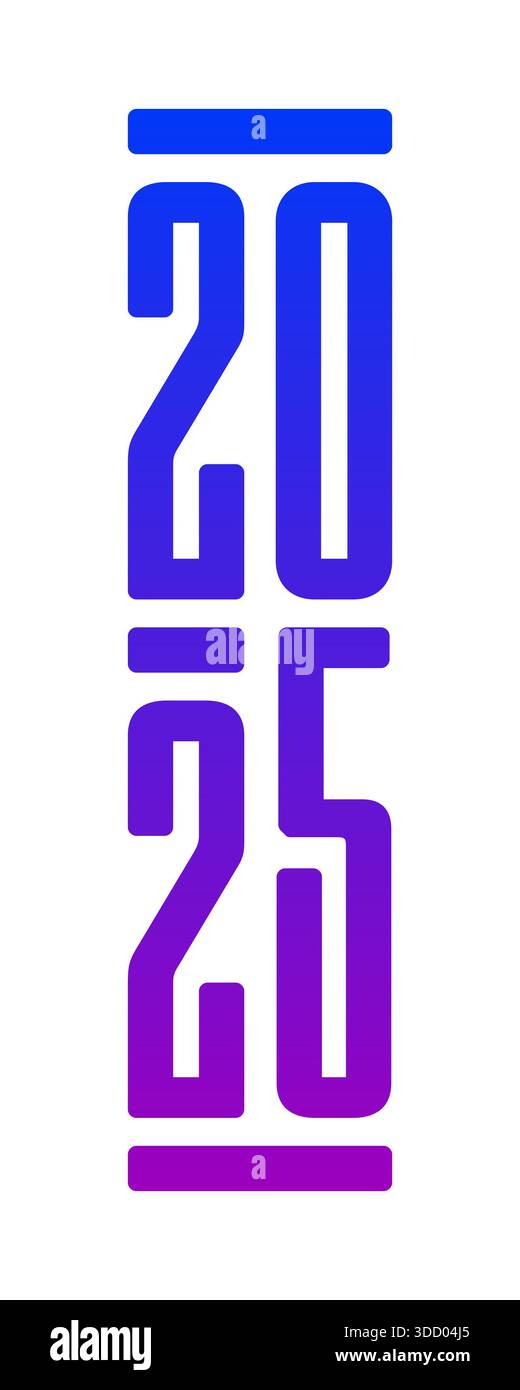 Blue purple 2025 logo hi-res stock photography and images - Alamy