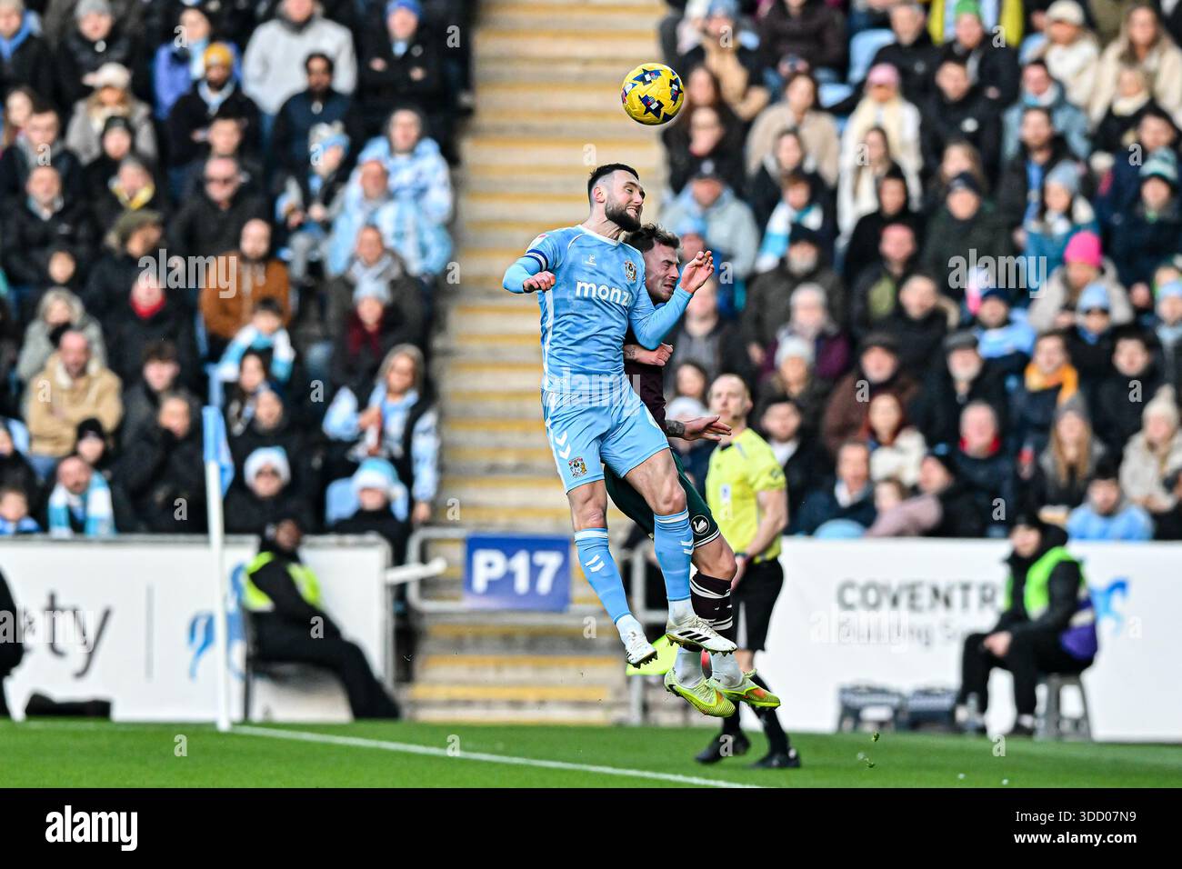 Matt Grimes (6 Coventry City) challenged by Josh Tymon of Swansea City ...