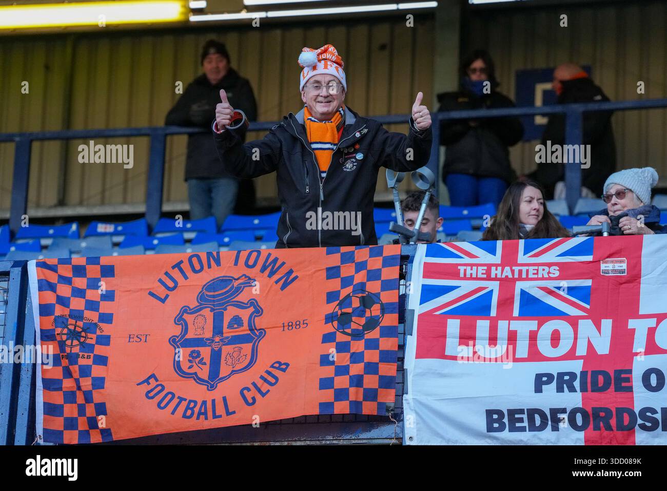 A Luton Town supporter during the Sky Bet League 1 match between Luton ...