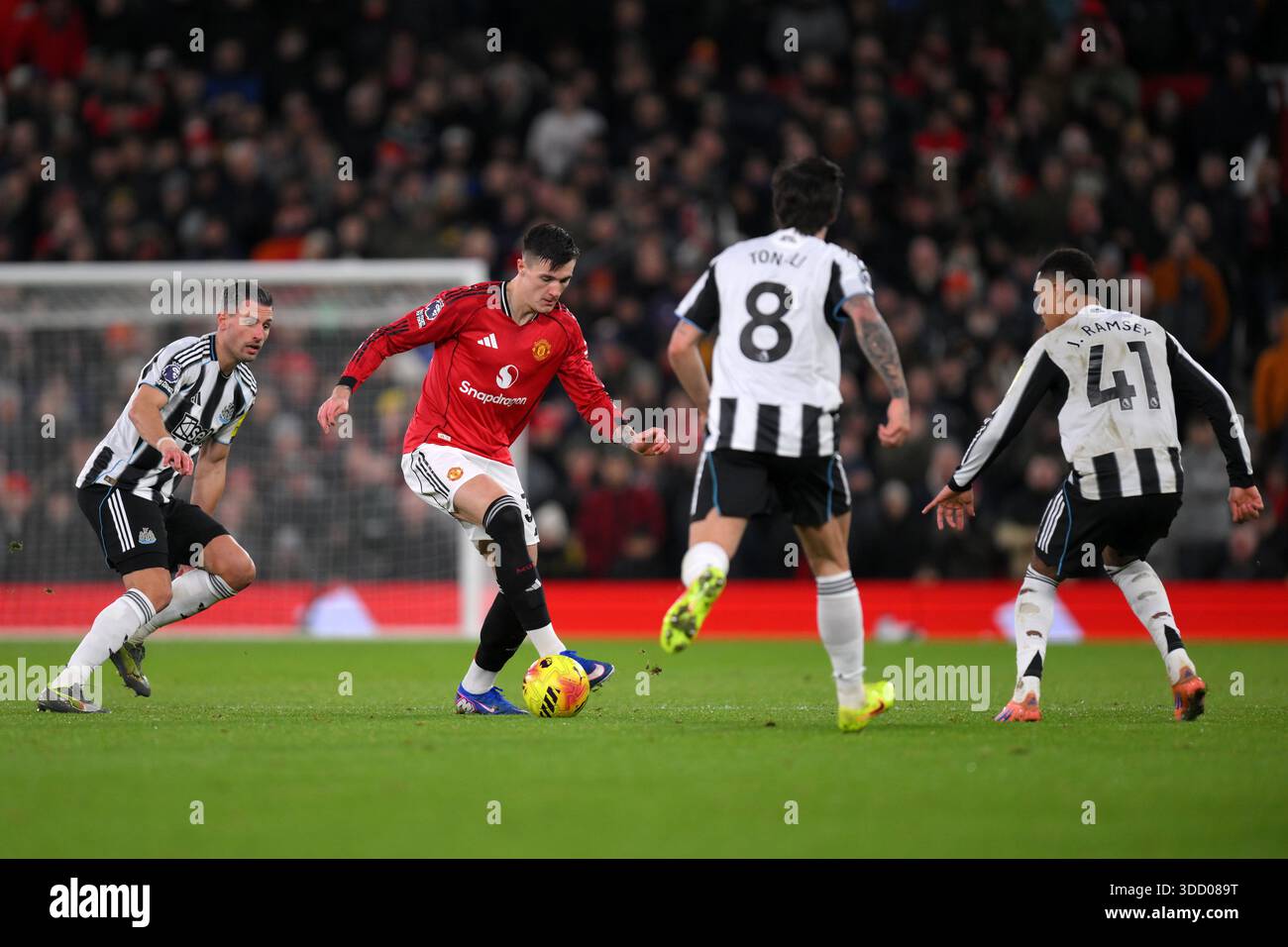 Manchester United's Benjamin Sesko during the Manchester United v ...