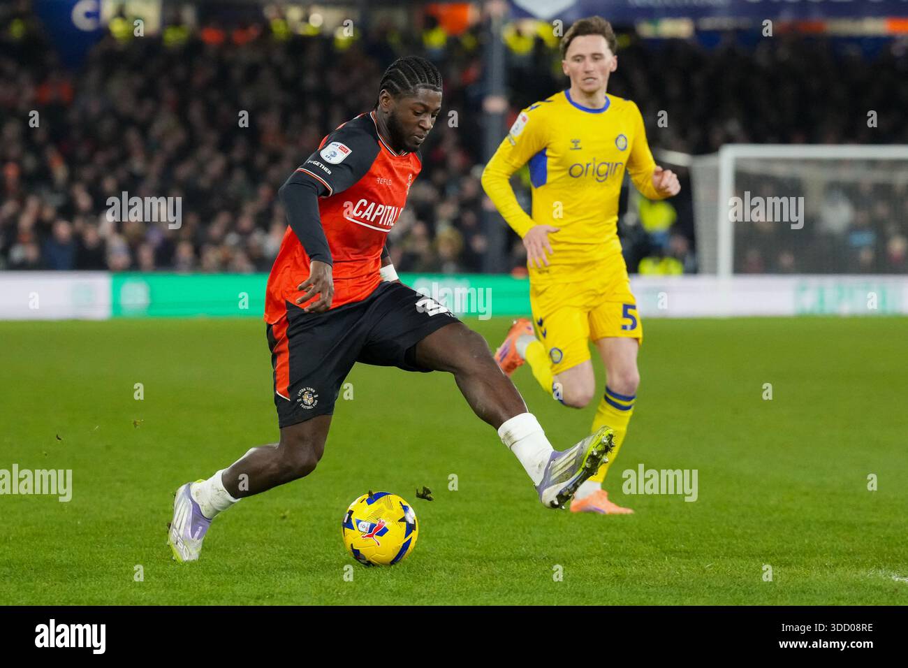 Gideon Kodua (30) of Luton Town during the Sky Bet League 1 match ...