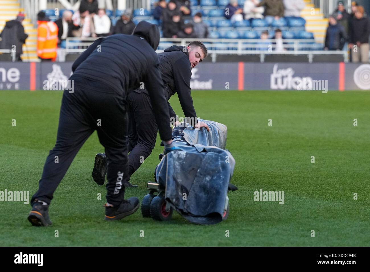Luton Town ground staff during the Sky Bet League 1 match between Luton ...