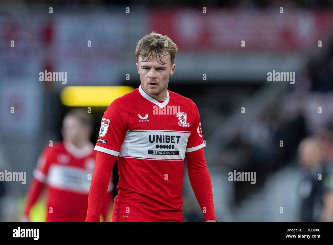 Tommy Conway of Middlesbrough during the Sky Bet Championship match ...