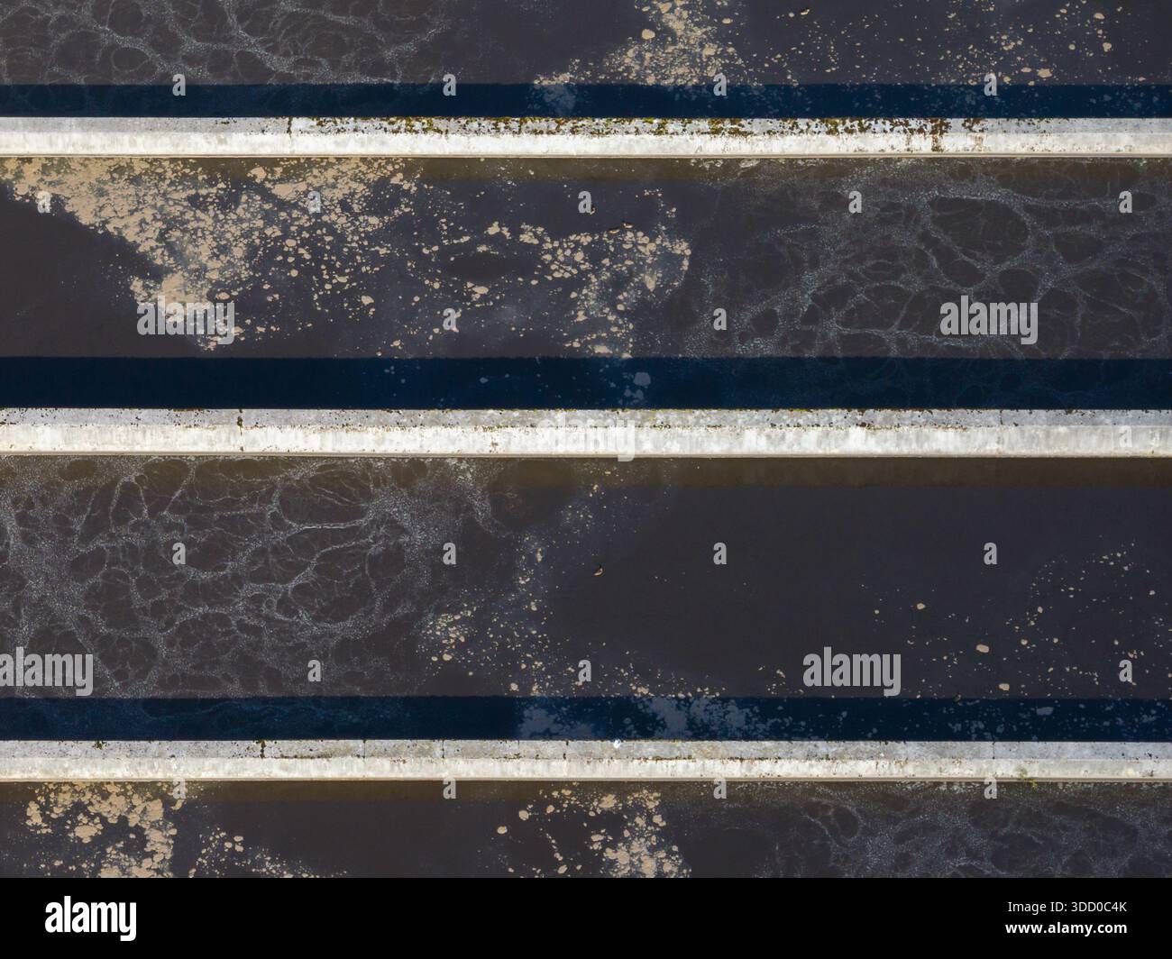 Large wastewater treatment facility featuring hi-res stock photography ...