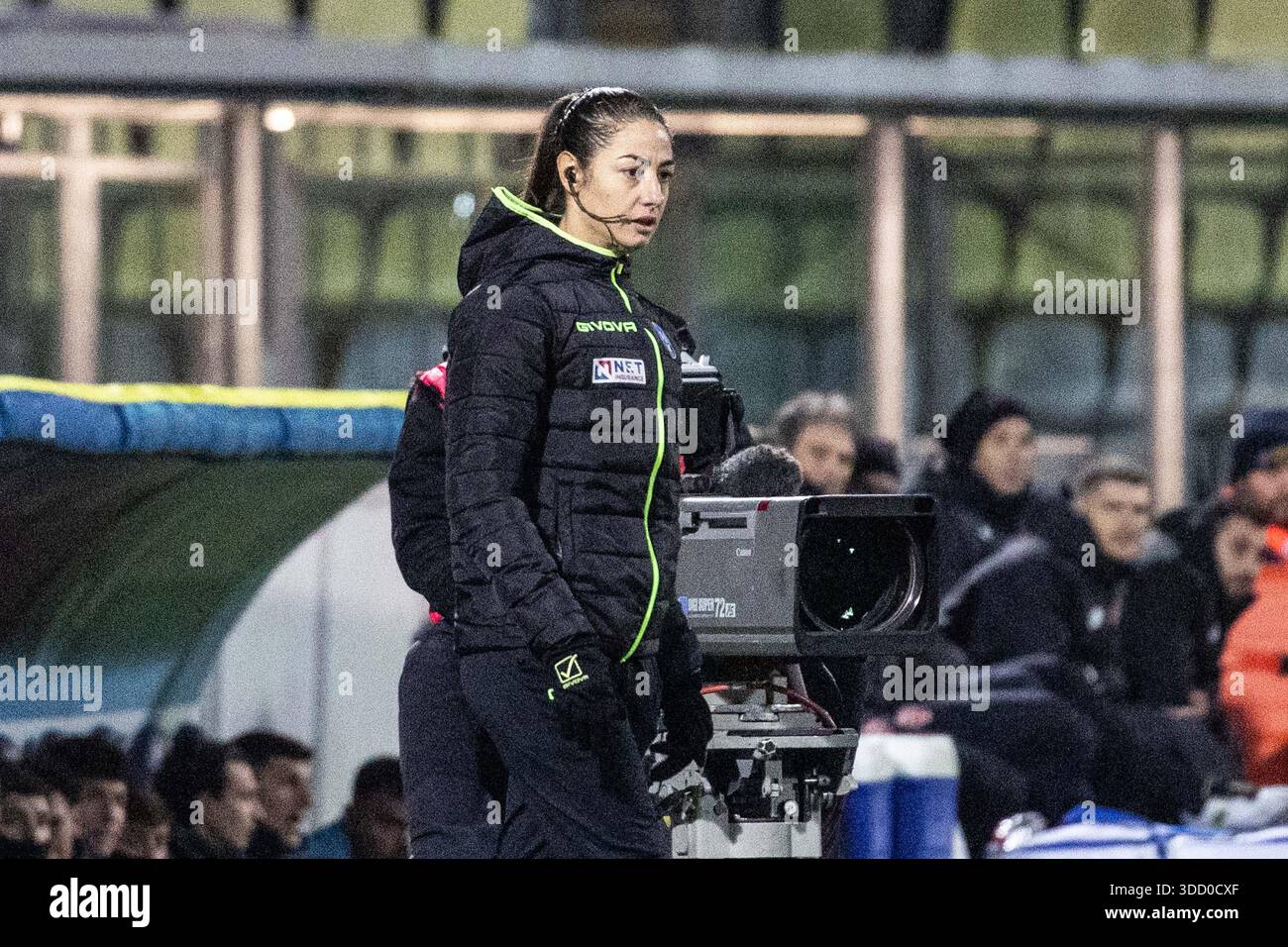 Referee Maria Sole Ferrieri Caputi during the Serie B match between ...