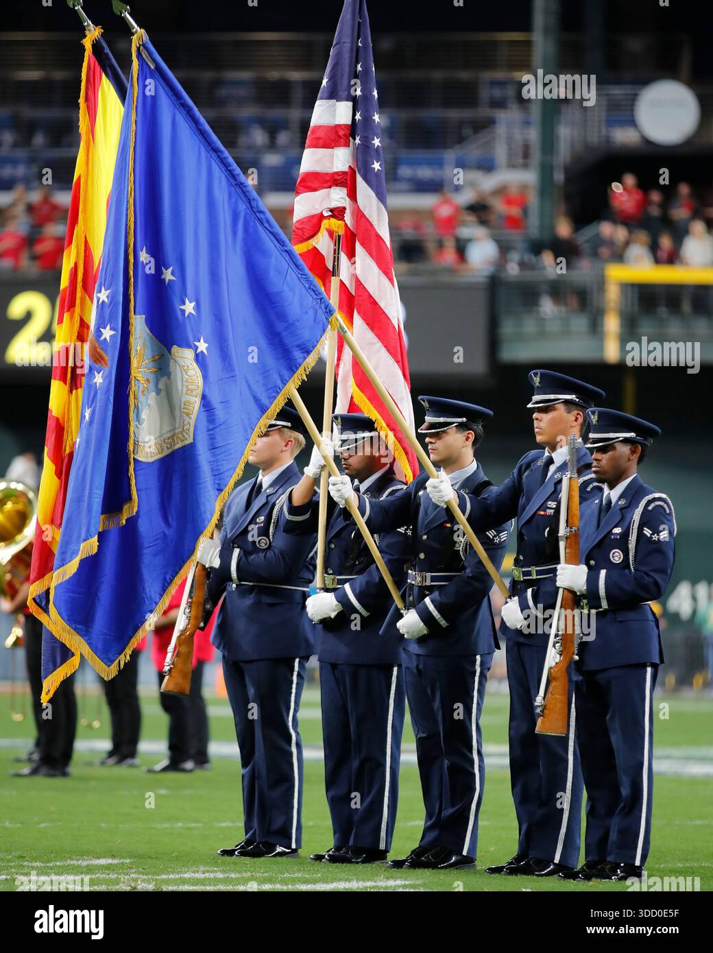 December 26, 2025: Luke Airforce base colorguard presents the colors ...