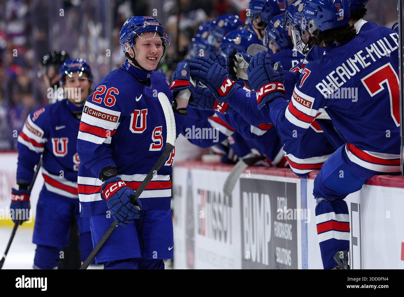 United States forward Max Plante (26) celebrates his goal with ...