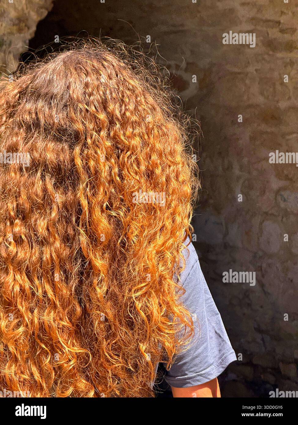 Beautiful woman red curly hi-res stock photography and images - Alamy