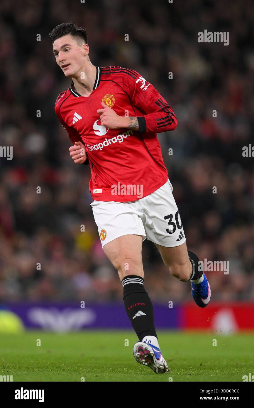 Manchester United's Benjamin Sesko during the Manchester United v ...