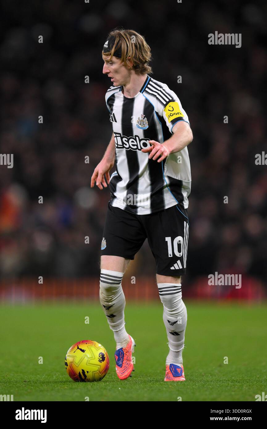 Newcastle United's Anthony Gordon during the Manchester United v ...