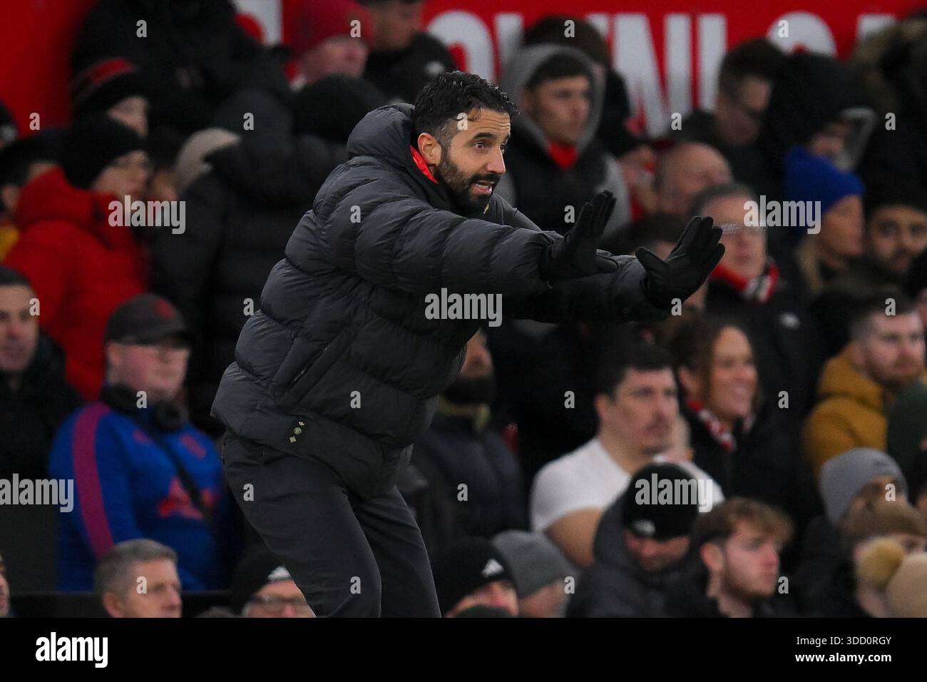Manchester United manager Ruben Amorim during the Manchester United v ...