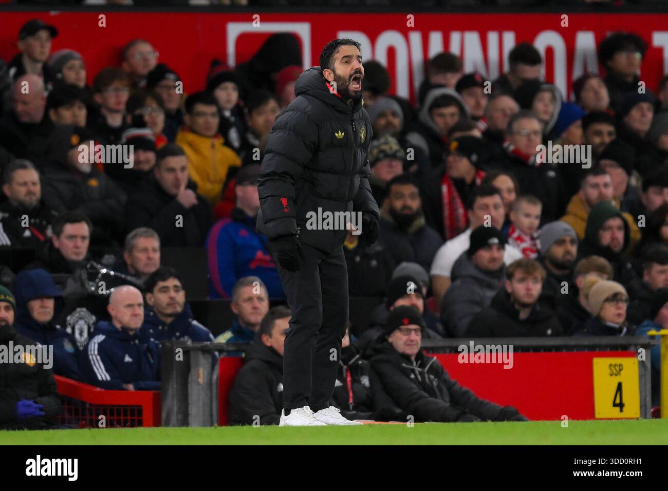 Manchester United manager Ruben Amorim during the Manchester United v ...