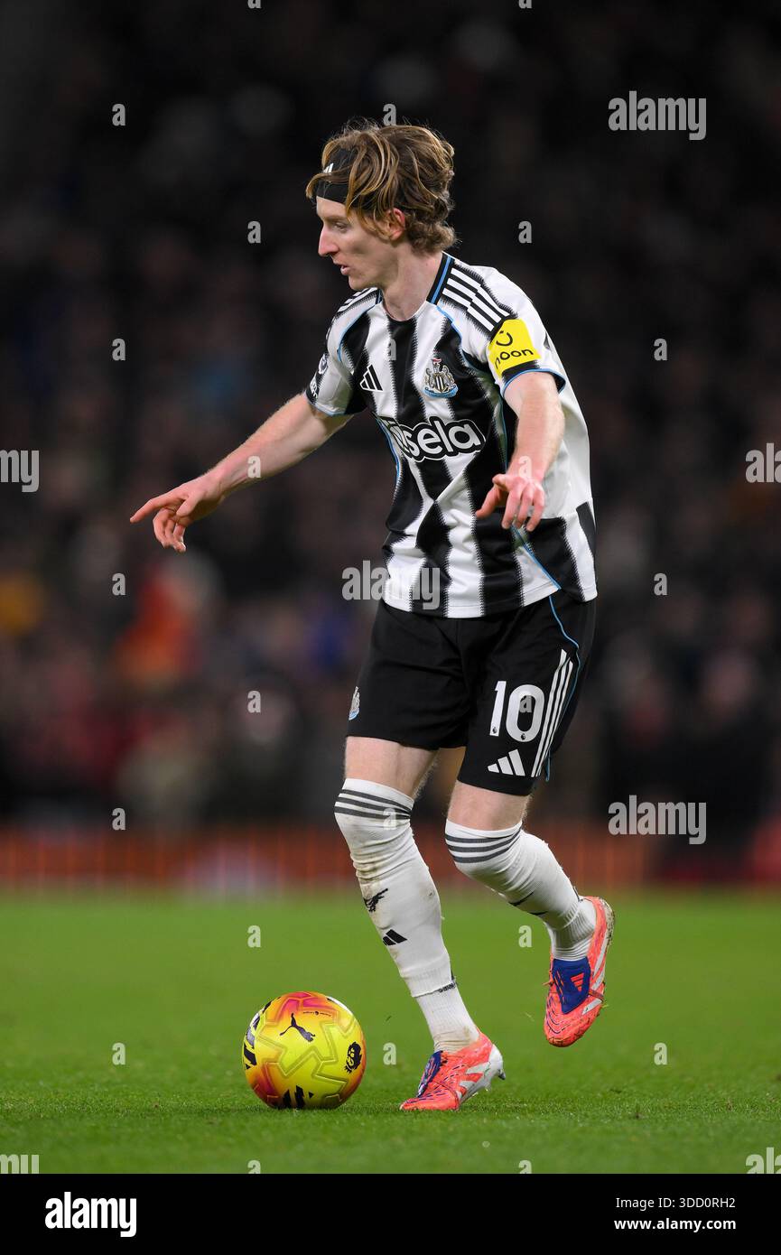 Newcastle United's Anthony Gordon during the Manchester United v ...