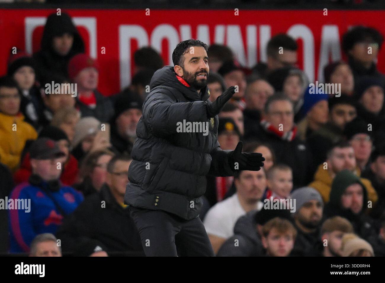 Manchester United manager Ruben Amorim during the Manchester United v ...