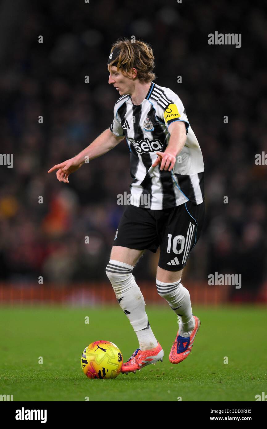 Newcastle United's Anthony Gordon during the Manchester United v ...