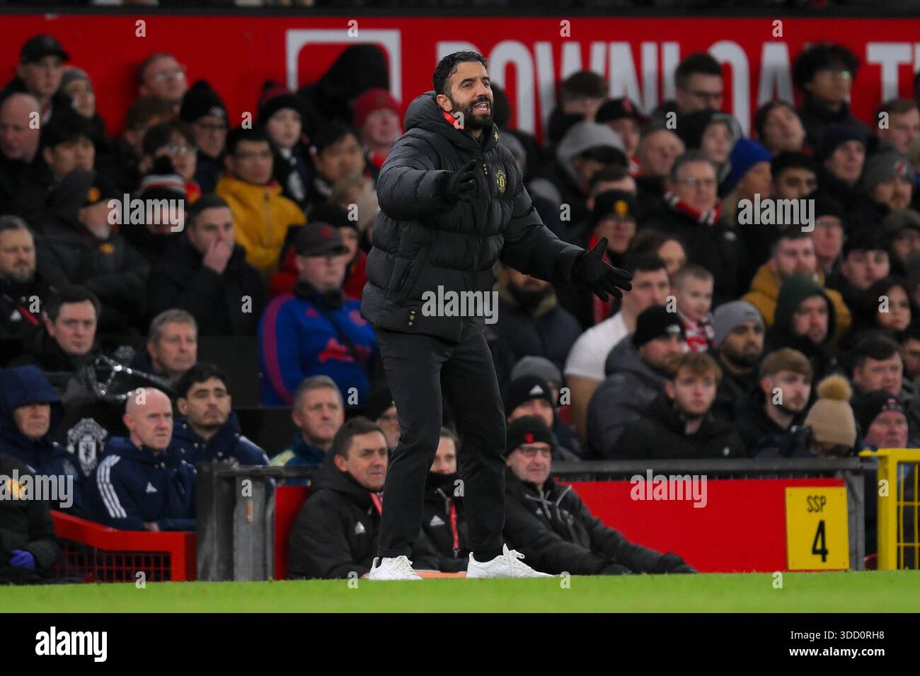 Manchester United manager Ruben Amorim during the Manchester United v ...